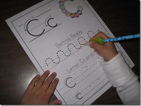 Letter C for Caterpillar - Confessions of a Homeschooler